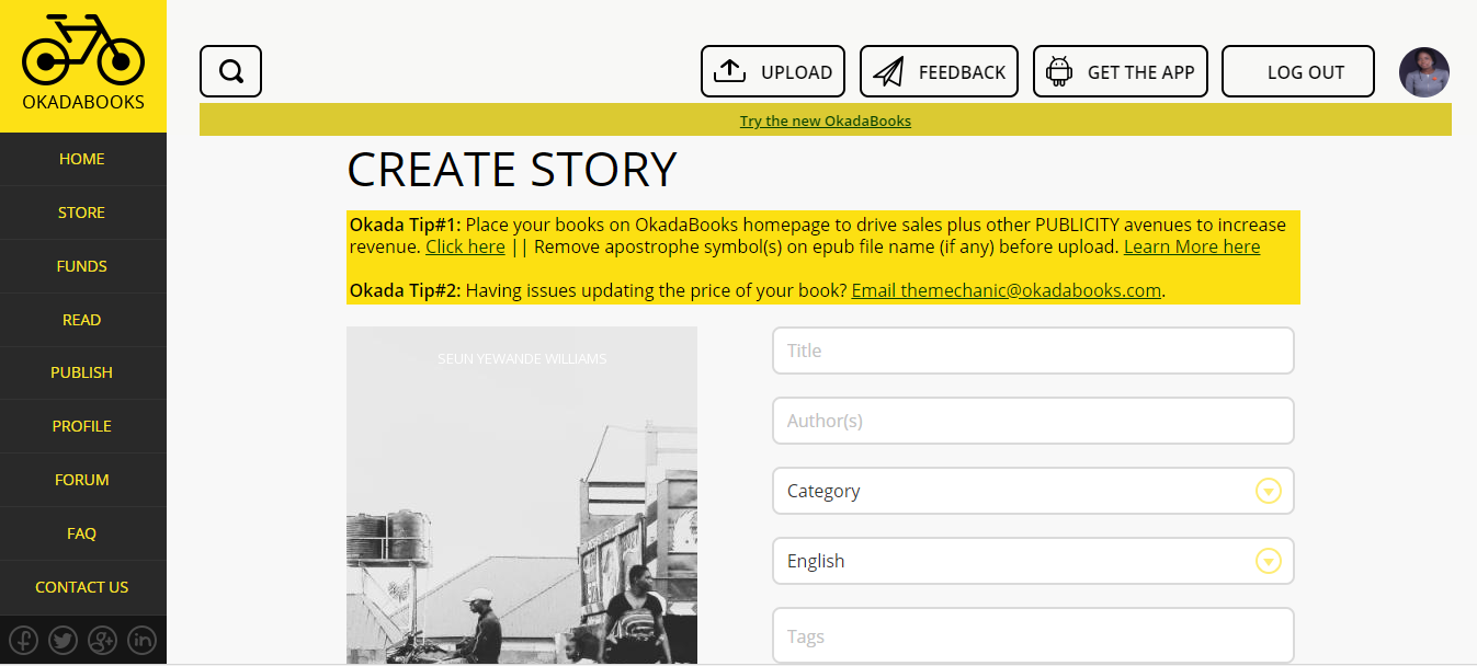 How to publish your book on Okadabooks | Seun Writes